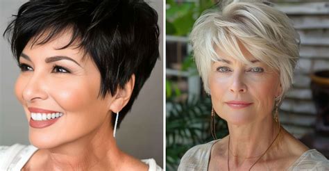 15 Classic Shattered Pixie Cuts That Are Perfect For 60 Year Old Ladies