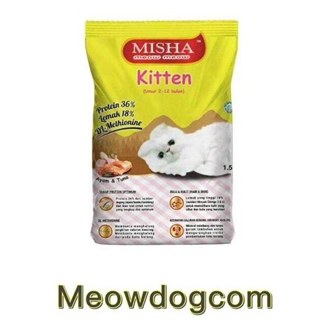 Misha Kitten Kibbles Chicken And Tuna 1 5kg Lazada