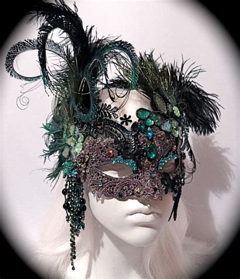 A Rich Venetian Style Masquerade Mask Created For An Extraordinary