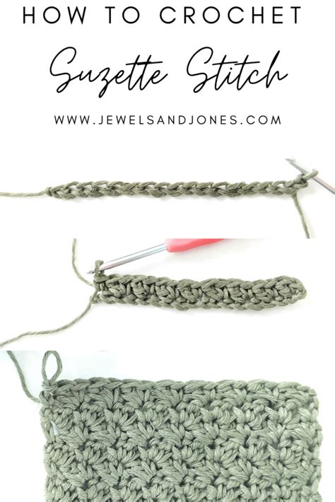 How To Crochet The Suzette Stitch Step By Step Tutorial Jewels And