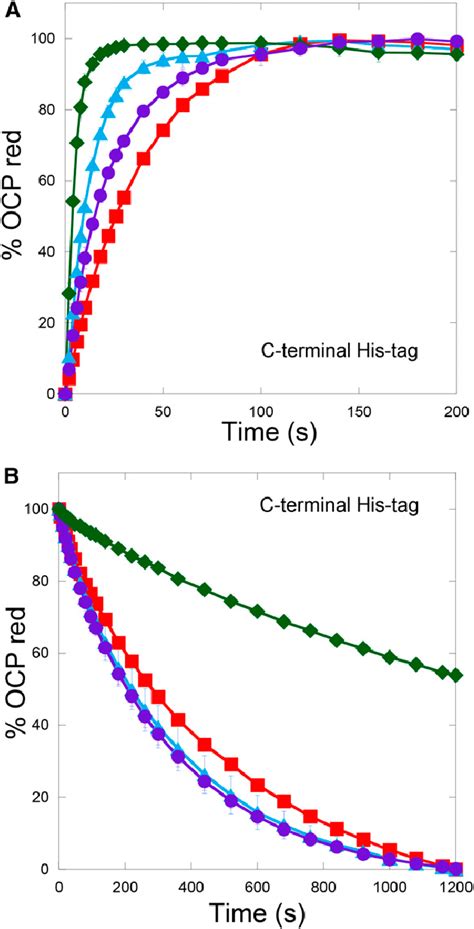 Photoactivation OCP O To OCP R A And Dark OCP R To OCP O B Download Scientific Diagram