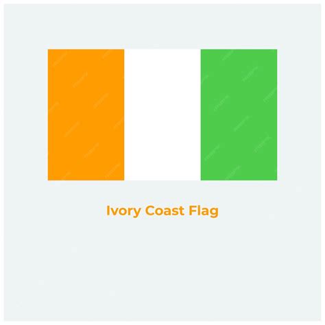 Premium Vector The Ivory Coast Flag