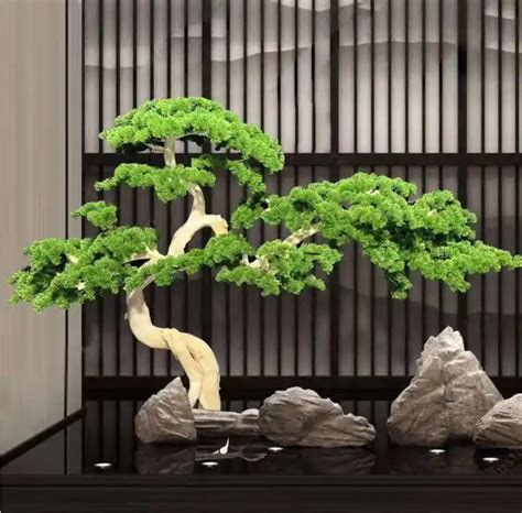 Customized Artificial Pine Tree Bonsai High Simulation Cedar Pine Tree
