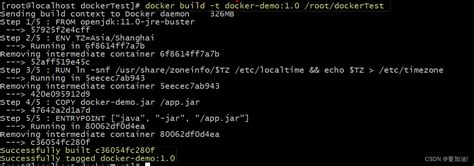 Docker构建镜像及项目部署 Docker镜像部署 Csdn博客