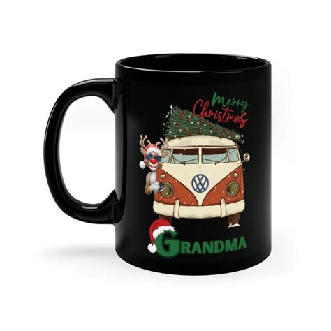 Vw Bus Grandma Mug Vw Bus Christmas Mug Etsy