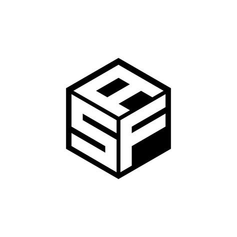 Sfa Letter Logo Design With White Background In Illustrator Vector