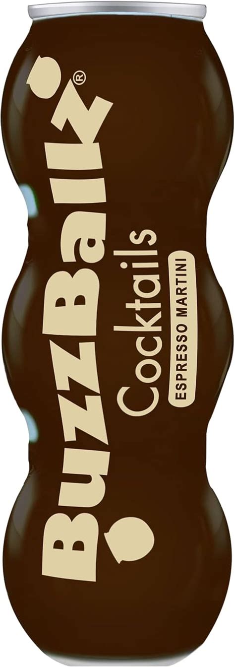 Buzzballz Cocktails Espresso Martini 200ml 135 Abv Pre Mixed