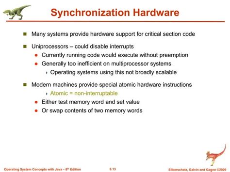 Process Synchronisation Operating System PPT
