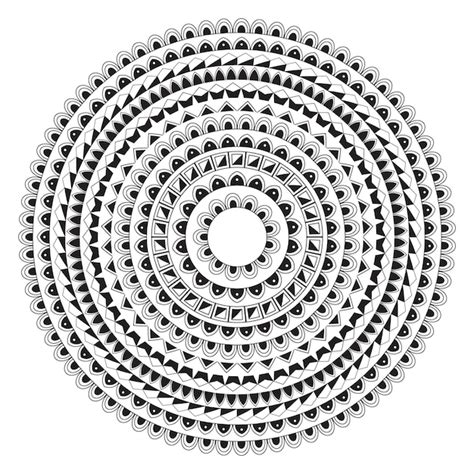 Premium Vector Polynesian Circle Tattoo Style Mandala Pattern Vector