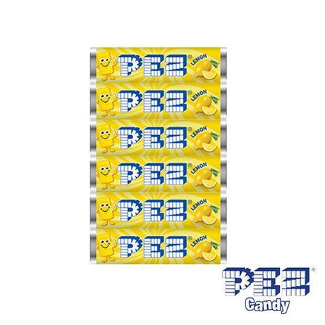 Lemon Pez Candy 6 Pack Refills Pez Official Online Store