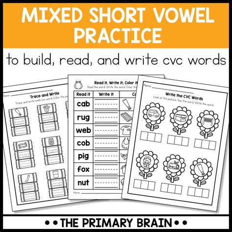 Fall Cvc Words Worksheets Made By Teachers