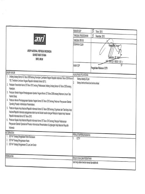 Pengelolaan Rekaman Cctv Pdf