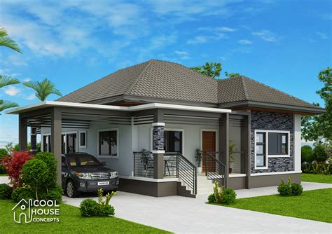 3 Bedroom Modern Bungalow House Design