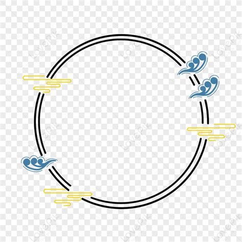 Round Cartoon Text Box Cartoon Style Circular Text Box Cute Text Box