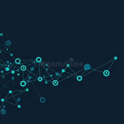 Abstract Design Featuring a Network of Interconnected Nodes and Lines ...