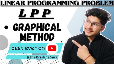 Graphical method | lpp | operation research | questions #lpp #optimizationtechniques # ...