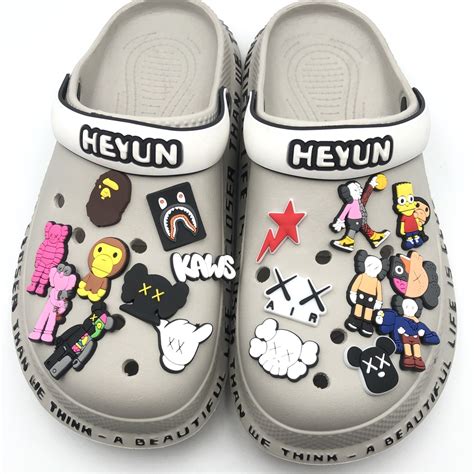 Sesame Street Kaws Design Bae Clogs For Crocs Shoes Accessories Buckle