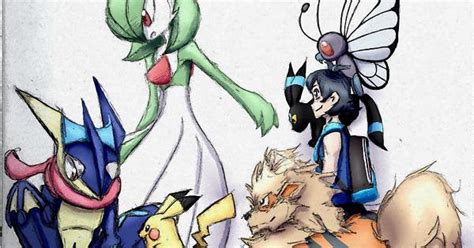 My Friend Drew My Team And I Loved The Way It Turned Out Pokemon