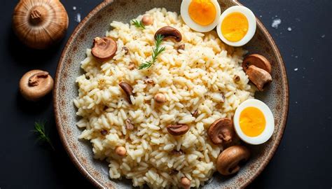 Dégustez un risotto exquis aux champignons