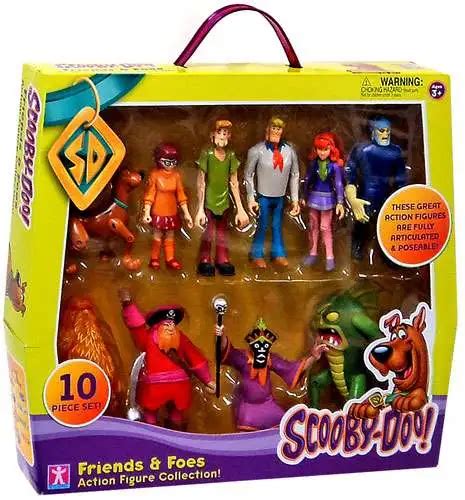 Scooby Doo Friends Foes Exclusive Action Figure 10 Pack Collection