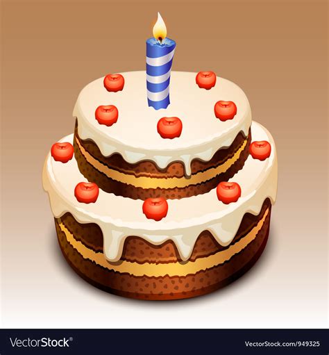 Cake Royalty Free Vector Image Vectorstock