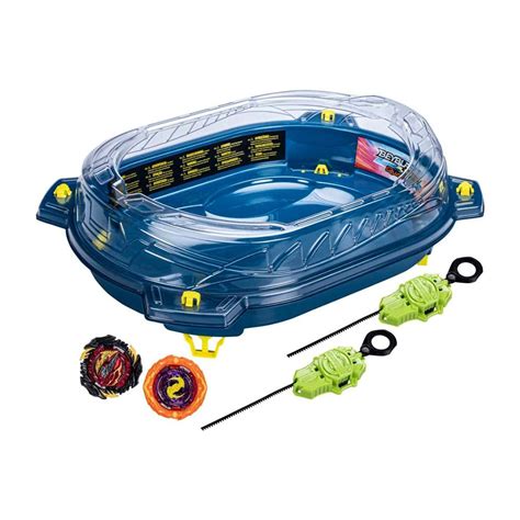 Beyblade Burst Quadstrike Thunder Edge Battle Set With Beystadium