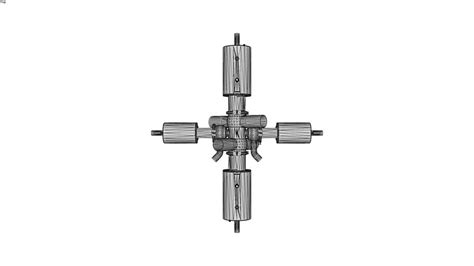 Alfa Laval Aseptic Mixproof Valve Iso51 Vertical Shutoff Steam 3D