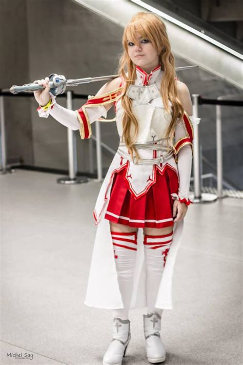 Sword Art Online Cosplay Asuna Asuna From Sword Art Online Cosplay By
