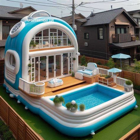 Experience Summer Fun With A Giant Inflatable House Pool Ub