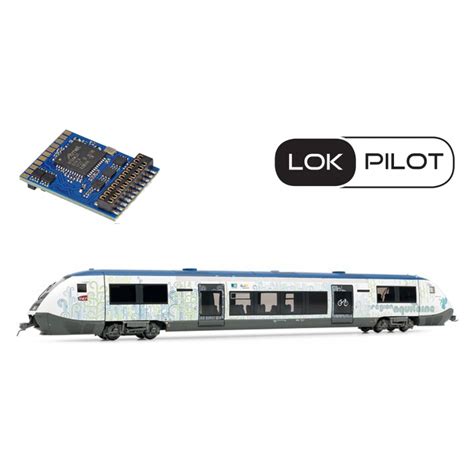 Lokpilot V5 Dcc Decoder Programmed For X73500 Hornby Jouef For Nem660 21mtc Board