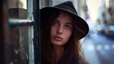 Premium Photo European Girl Photography In 169 Aspect Ratio Version 60
