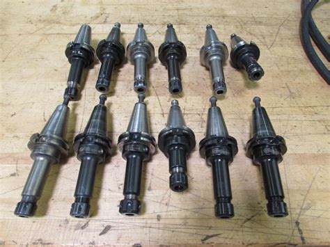 Machines Used 12 Er16 Collet Type Cat 40 Tool Holders