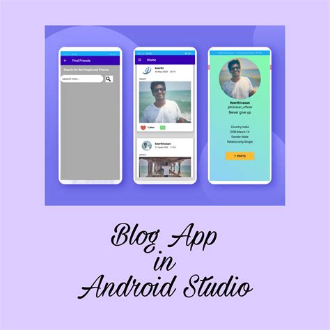 Github Keerthivasaa Blog App In Android Studio Bringing You Closer To The People And Things