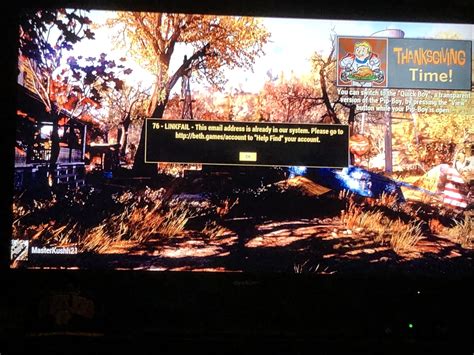 FALLOUT 76 LINKFAIL ICON Wondering Why Fallout 76 Wont Let Me Login I Just Recently Downloaded