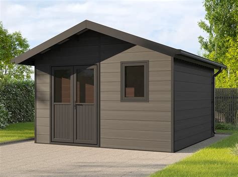 Abri De Jardin Composite ISORA M Gris Mm Direct Abris