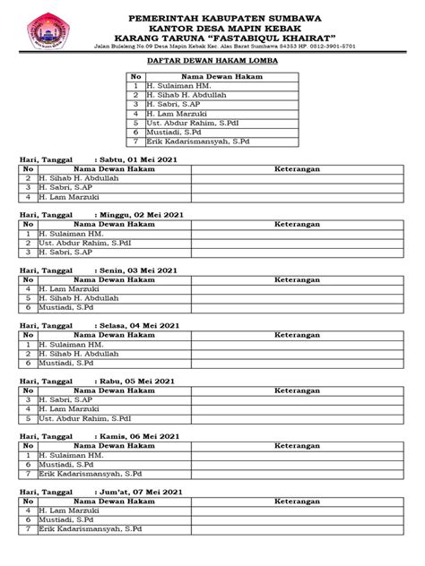 Dewan Hakam And Mc Pdf