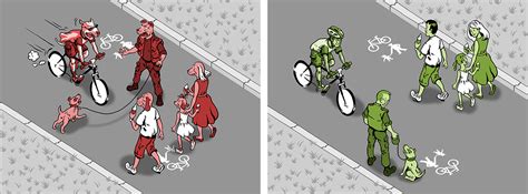 Jak se správně chovat na společné stezce pro chodce a cyklisty