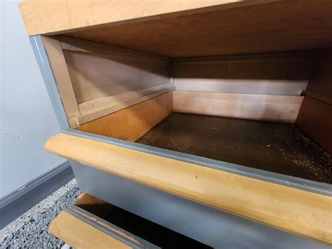 Wooden Drawers On Old Workbench Completely Stuck R Fixit