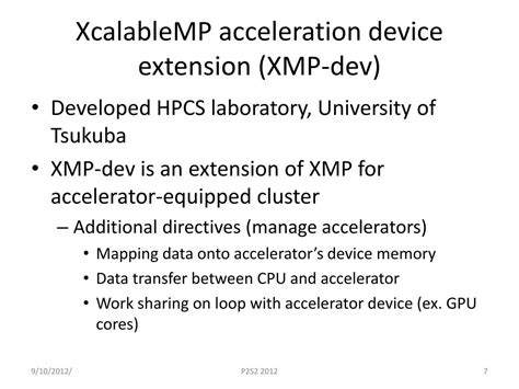 Ppt Gpu Cpu Work Sharing With Parallel Language Xcalablemp Dev For