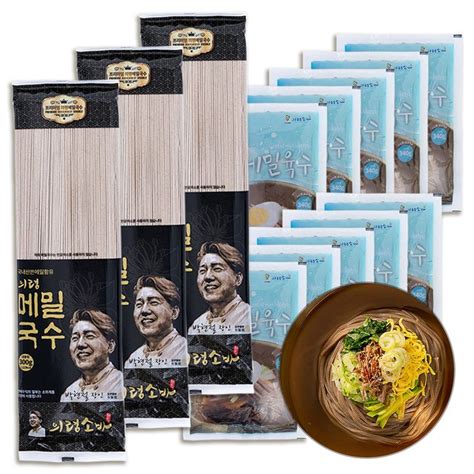 냉 메밀 소바 국수 건면 메밀면 육수 세트 10인용 홈플러스 택배배송