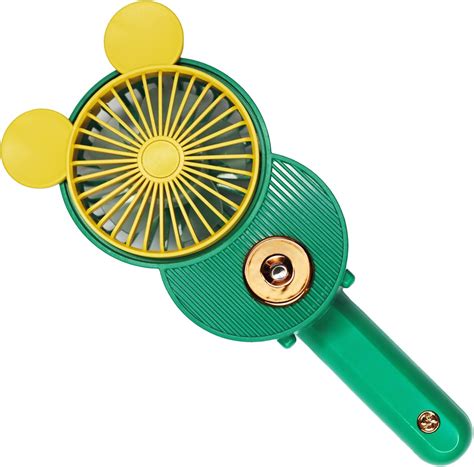 Lacovia Cute Mouse Misting Mini Fan Handheld Portable Usb