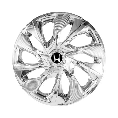 Calota Esportiva Aro DS Cromada emblema Honda Delivery Peças Acessórios Automotivos