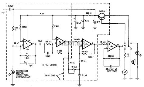 Sensor Radiation Circuit Sensors Detectors Circuits Nextgr