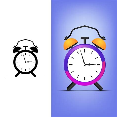 premium vector alarm clock vector