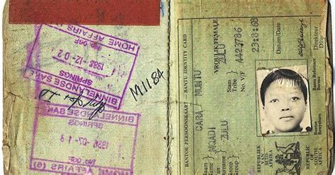Apartheid Passbook