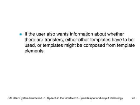 Ppt Module U1 Speech In The Interface 3 Speech Input And Output Technology Powerpoint
