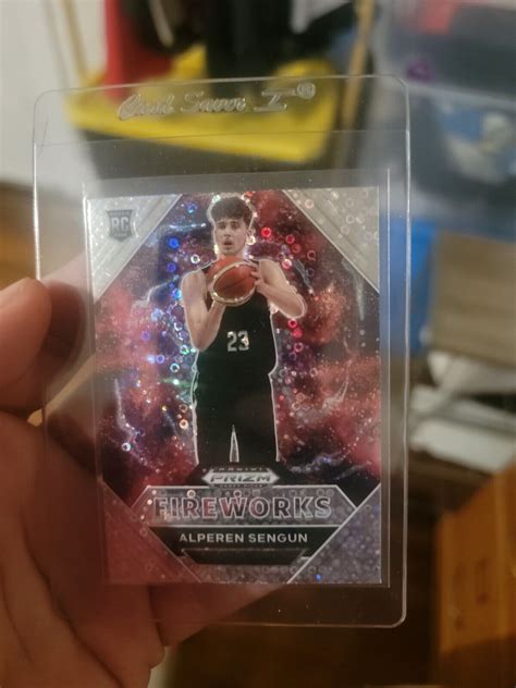 2021 22 Panini Prizm Draft Picks Fireworks Silver Circles 15 Alperen