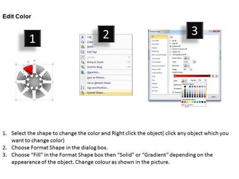 PowerPoint Presentation Strategy Round Chart Ppt Themes