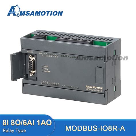 Modbus RTU Protocol RS IO PLC Extensible Module Channel Relay And Transistor Type