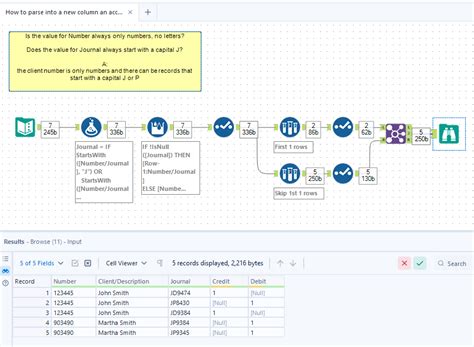Solved How To Parse Into A New Column An Account Number F Alteryx